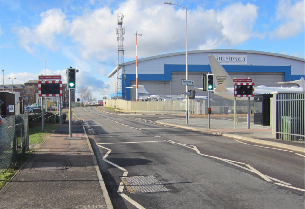 PERCIVAL WAY PEDESTRIAN CROSSING, LUTON AIRPORT - TPA